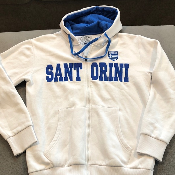 Meet Me In Santorini | Tops | Santorini Greece Full Zip Hoodie Womens ...